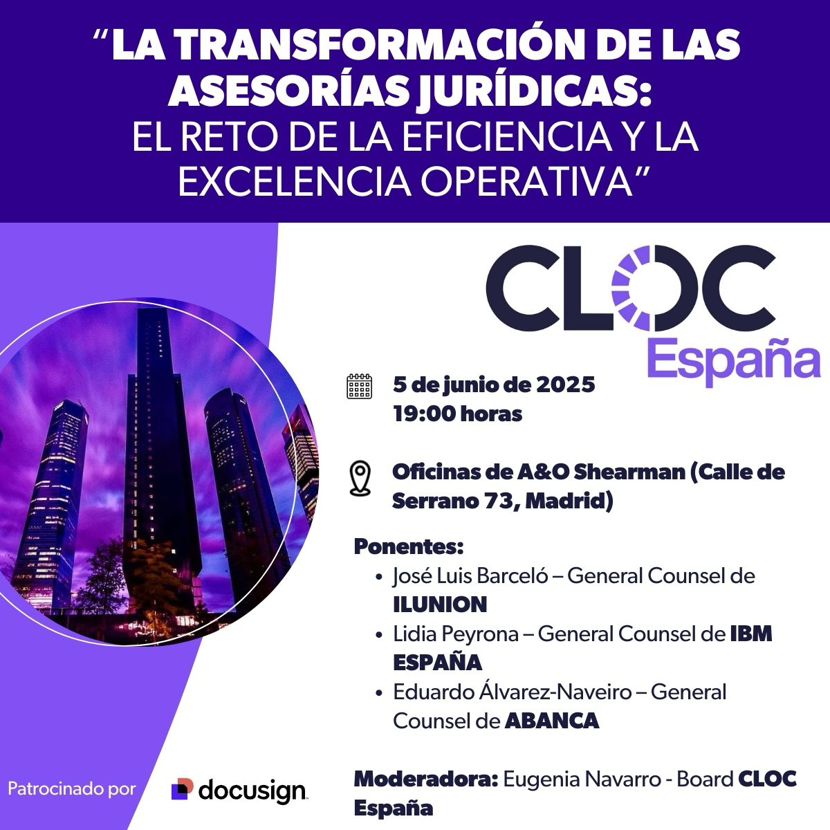 CLOC España: La transformación de las asesorías jurídicas: El reto de ...