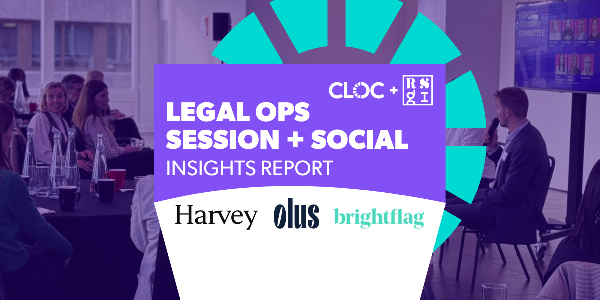 London Legal Ops Session + Social Insights Report - CLOC